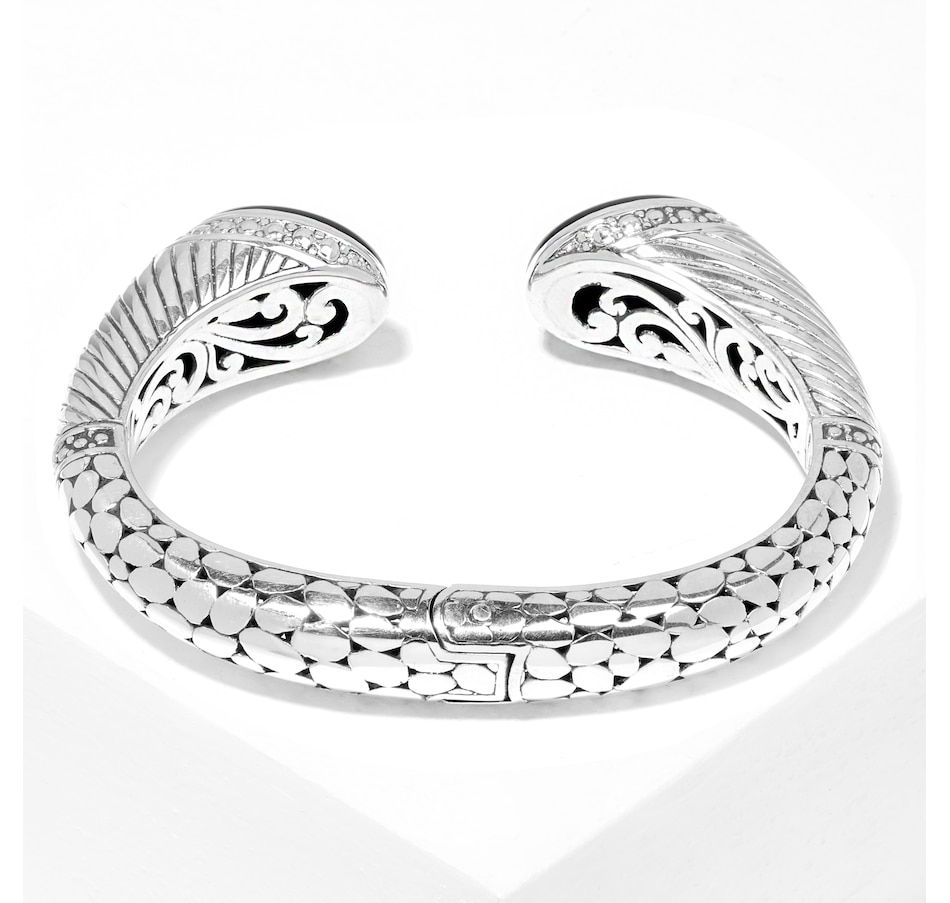 Samuel B. Sterling Silver Hinged Bangle - TSC.ca