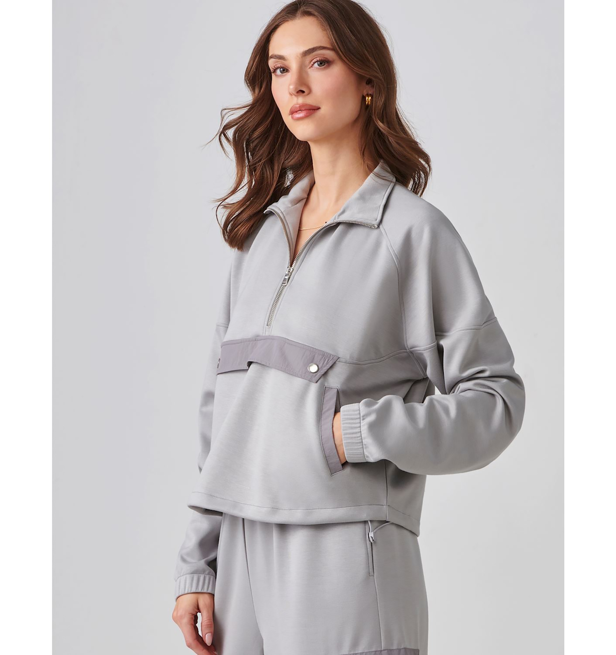 Charlie Paige Relaxed Mockneck Jacket - TSC.ca