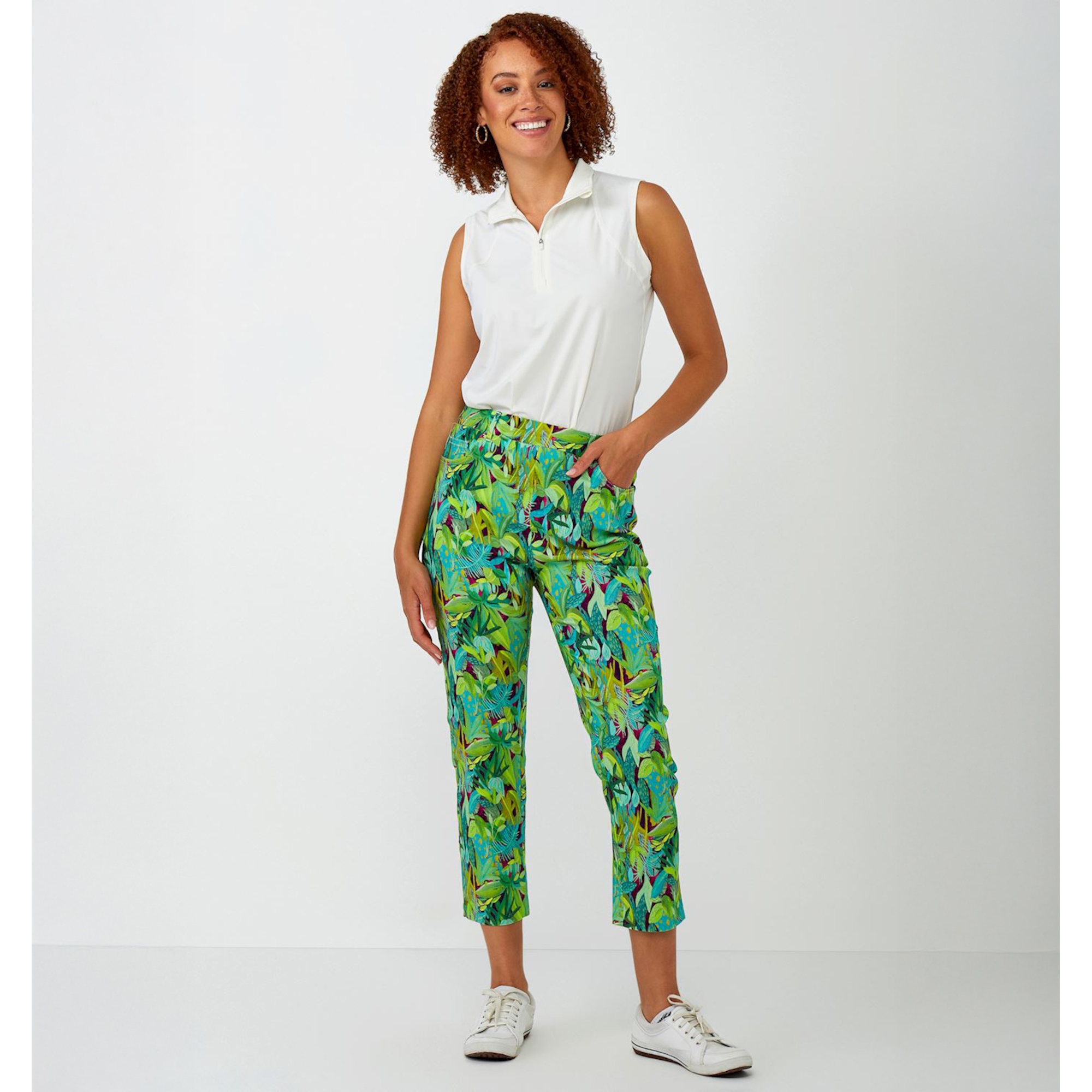 Charlie Paige Printed Stretch Pant - TSC.ca