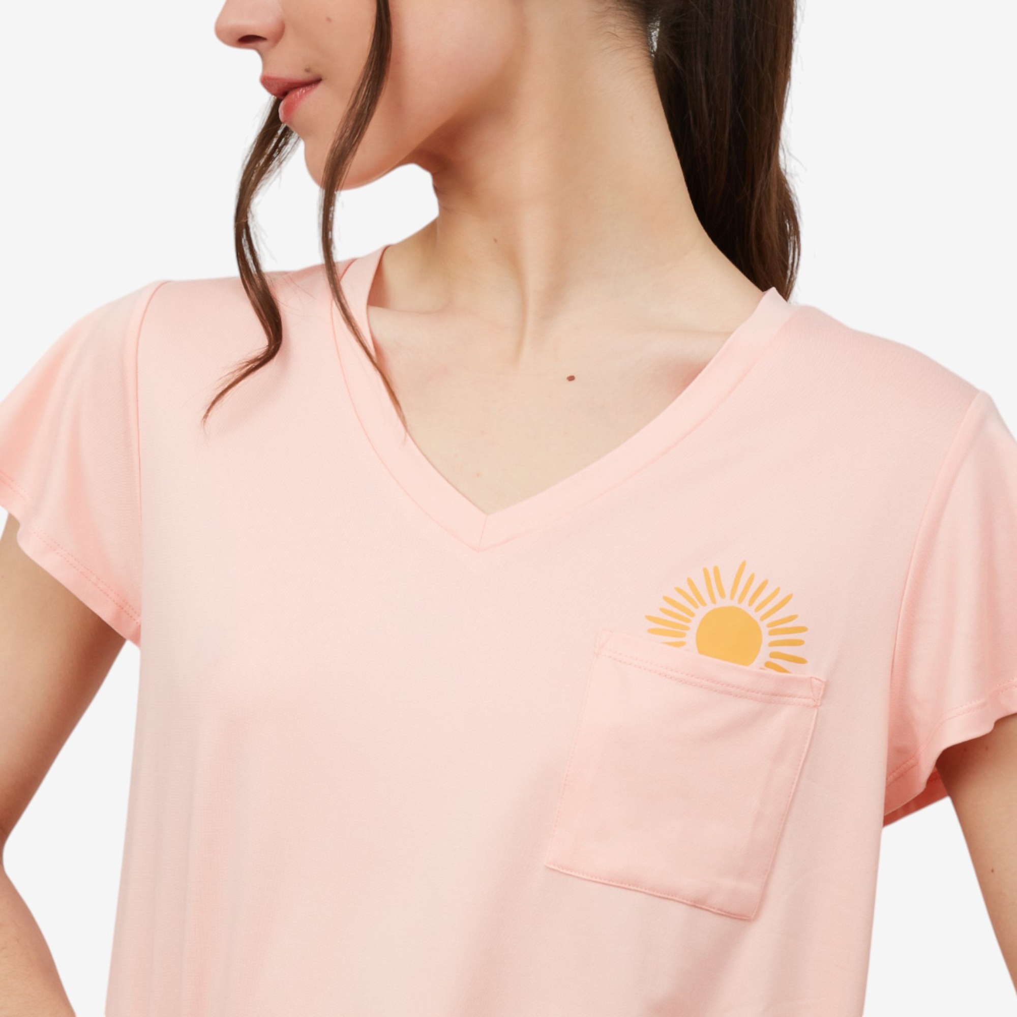 Cuddl Duds Cool and Airy Pocket Full of Sunshine PJ Set - TSC.ca