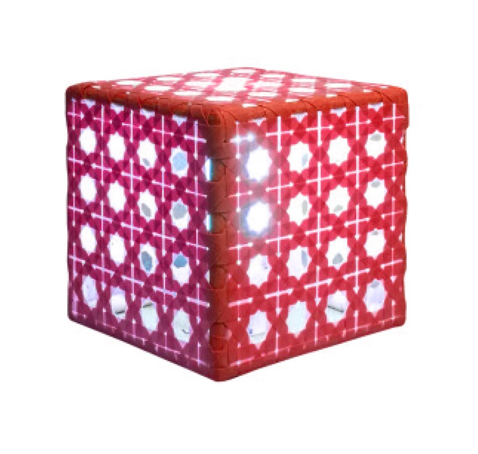 Protege Waterproof Outdoor Cube Ottoman (LED Light) - TSC.ca