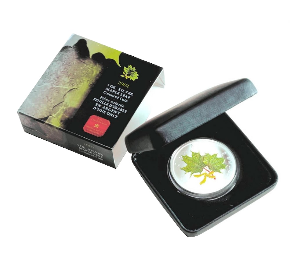$5 Colour Maple Leaf Fine Silver Coin Spring - TSC.ca