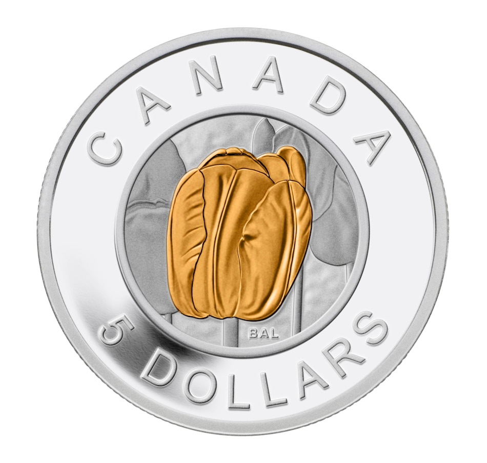 Coins - Canadian Mint Products - $5 Fine Silver Coin 2014 Tulip - TSC ...