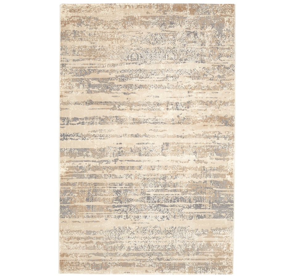 Viana Rug Aria Collection Heritage (Dark Grey/Beige) - TSC.ca