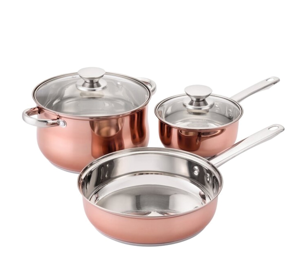 Kitchen - Cookware - Cookware Sets - Alpine Cuisine 5-Piece Stainless ...