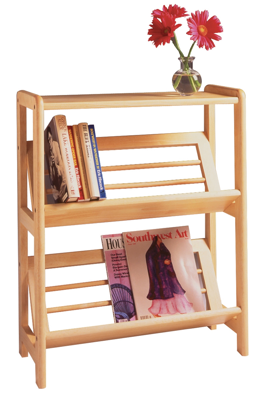 Bookshelf with Slanted Shelves - TSC.ca