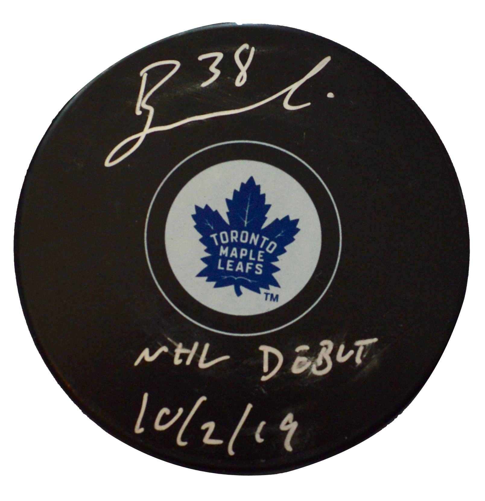 Fanatics Authentic Autographed Rasmus Sandin Toronto Maple Leafs NHL ...