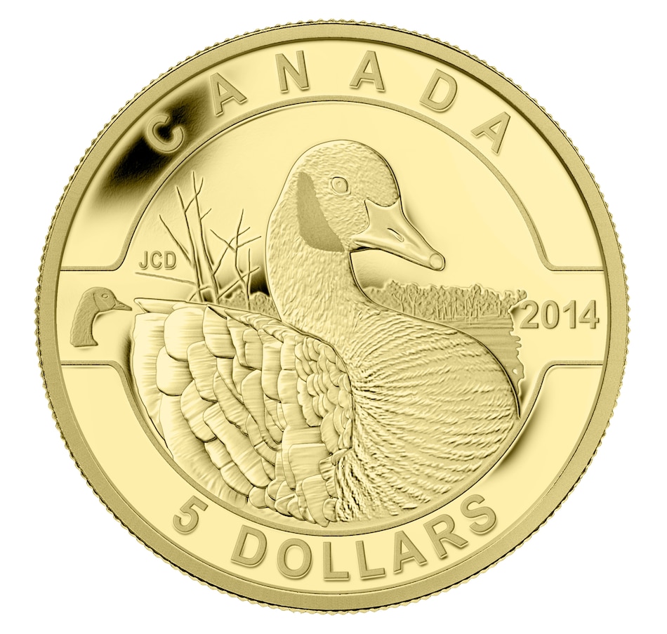 2014 $5 Pure Gold Coin O Canada- Canada Goose - TSC.ca