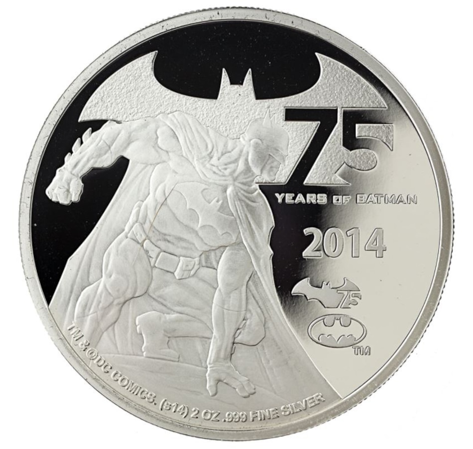 2014 $5 Two Ounce Fine Silver Coin Batman 75th Anniversary - TSC.ca