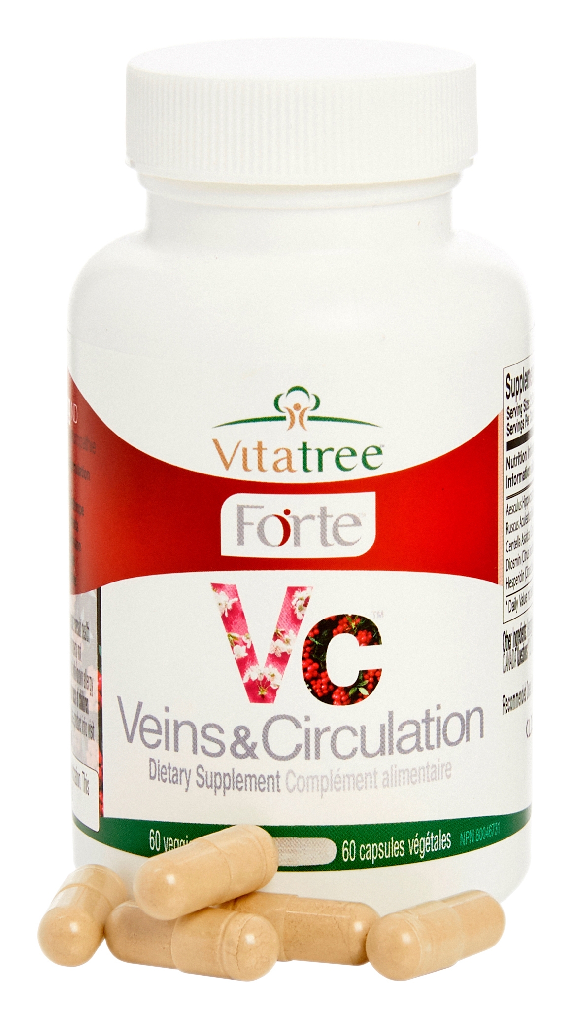 VitaTree Forte Vein & Circulation Formula 60-Day - TSC.ca