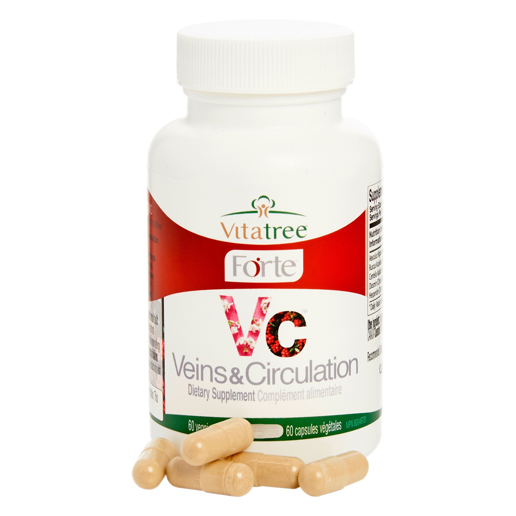 VitaTree Forte Vein & Circulation Formula 60-Day - TSC.ca