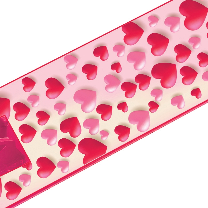 Rugged Racer Two-Wheel Scooter with Pink Heart Design and LED Lights ...