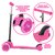 tsc.ca - Rugged Racers Mini Three-Wheel Kids Scooter in Pink Polka Dot