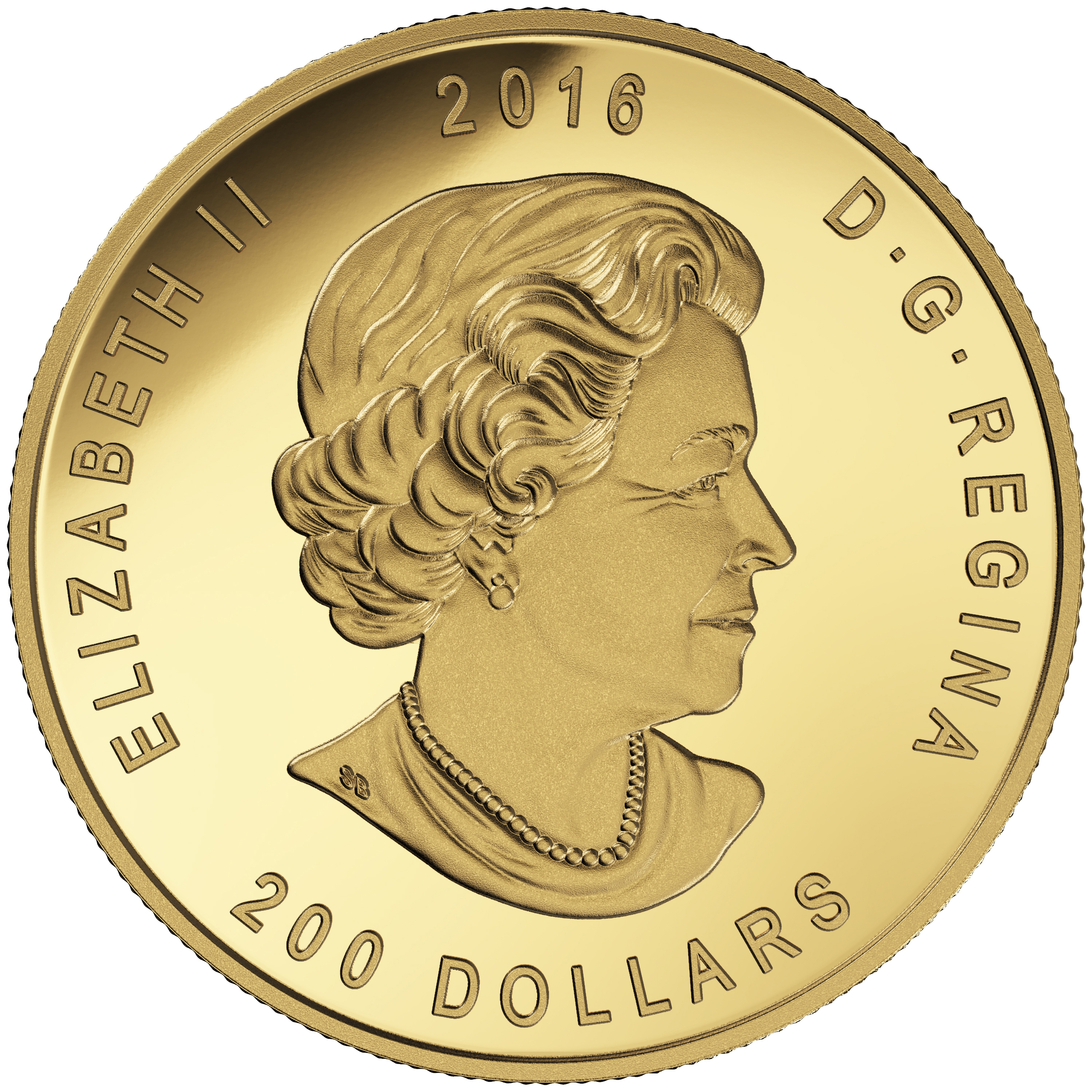 2016 $200 Pure Gold Coin, Roaring Grizzly Bear - TSC.ca