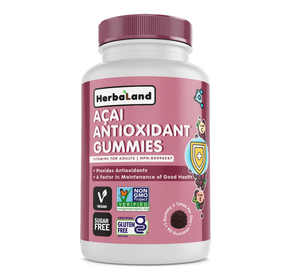 Herbaland Acai Berry Twist Gummies 30-Day Supply - TSC.ca