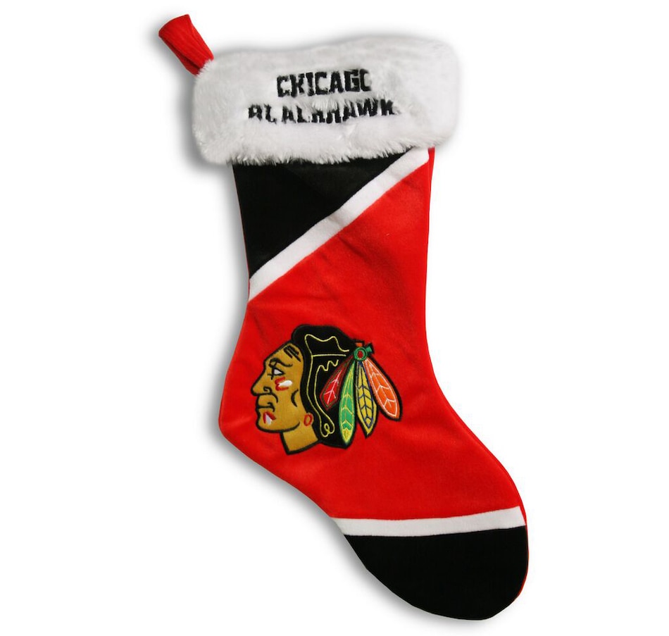 Chicago Blackhawks 17" Colorblock Stocking - TSC.ca