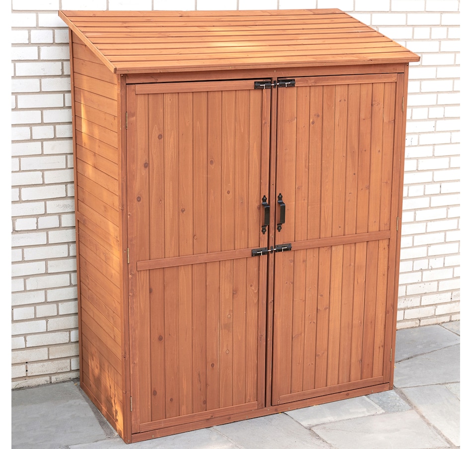 Leisure Season Storage Shed with Pull-Out Crates - TSC.ca