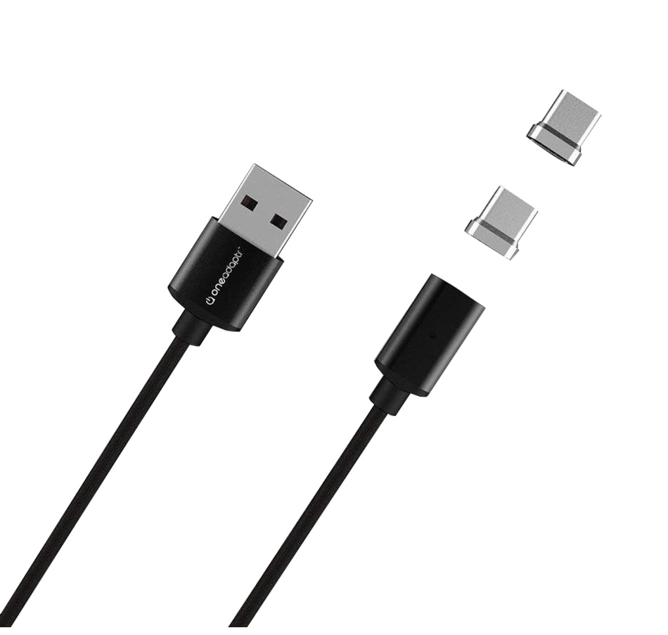 OneAdaptr Dual USB-C Magnetic Tip Cable - TSC.ca