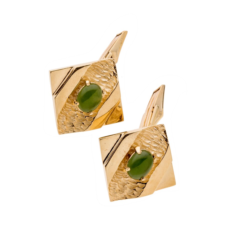 Jewellery - Men's Jewellery - Men's Cufflinks - Custom Made 14K Yellow ...