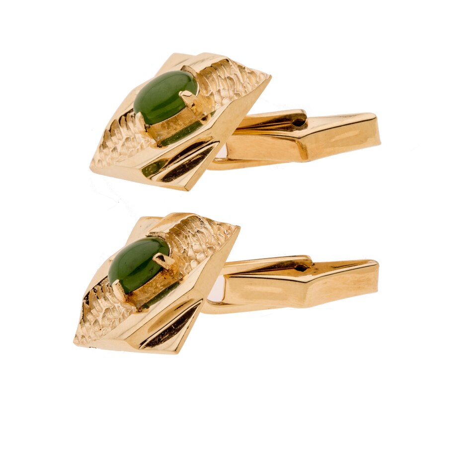 Jewellery - Men's Jewellery - Men's Cufflinks - Custom Made 14K Yellow ...