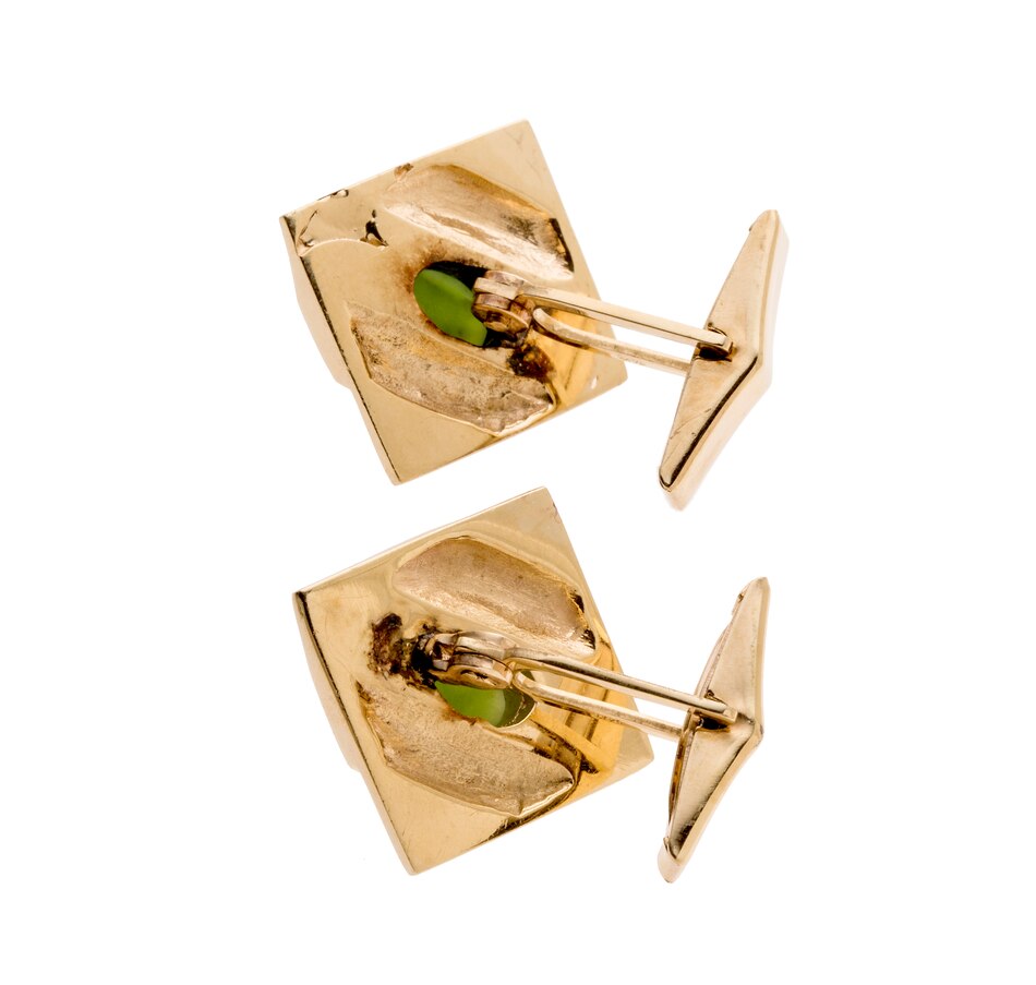 Jewellery - Men's Jewellery - Men's Cufflinks - Custom Made 14K Yellow ...