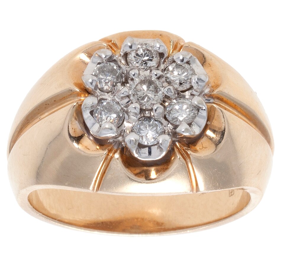 Jewellery - Rings - Cluster - Estate Originals Large Floral Cluster ...