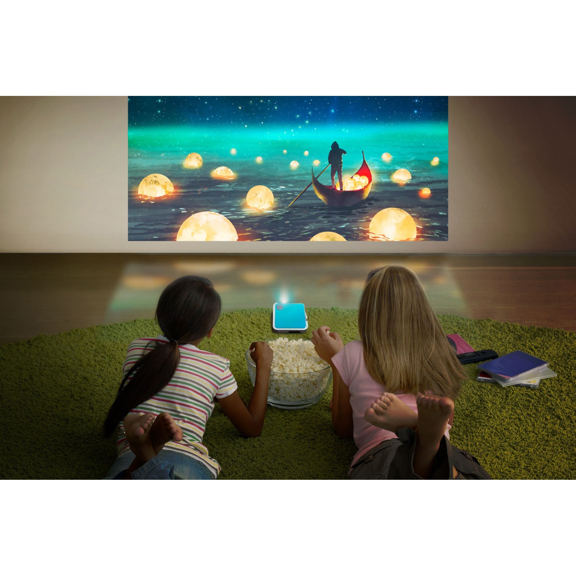 ViewSonic M1 Mini Plus Pocket LED Smart Projector with Exchange ...