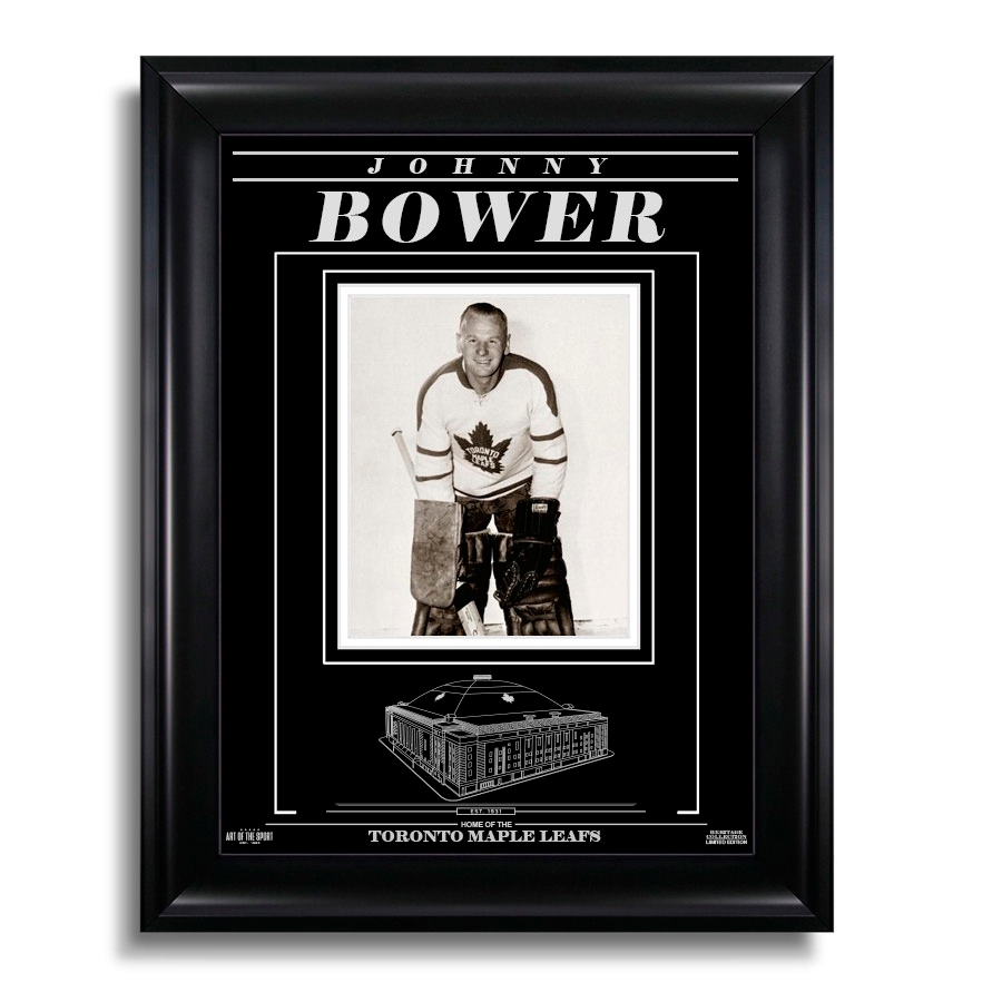 Johnny Bower Toronto Maple Leafs Engraved Framed Photo - Still - TSC.ca
