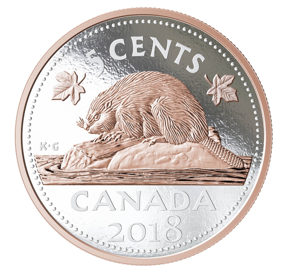 2018 "Big Coin" 5-Cent Beaver - TSC.ca