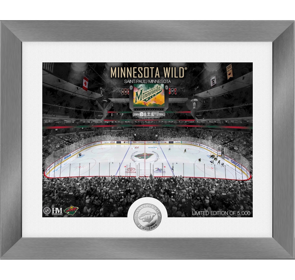 Sports - Sports Memorabilia - Prints & Frames - Minnesota Wild Art Deco ...
