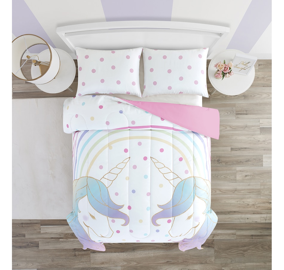 Beco Home Rainbow Unicorns Comforter Set - TSC.ca