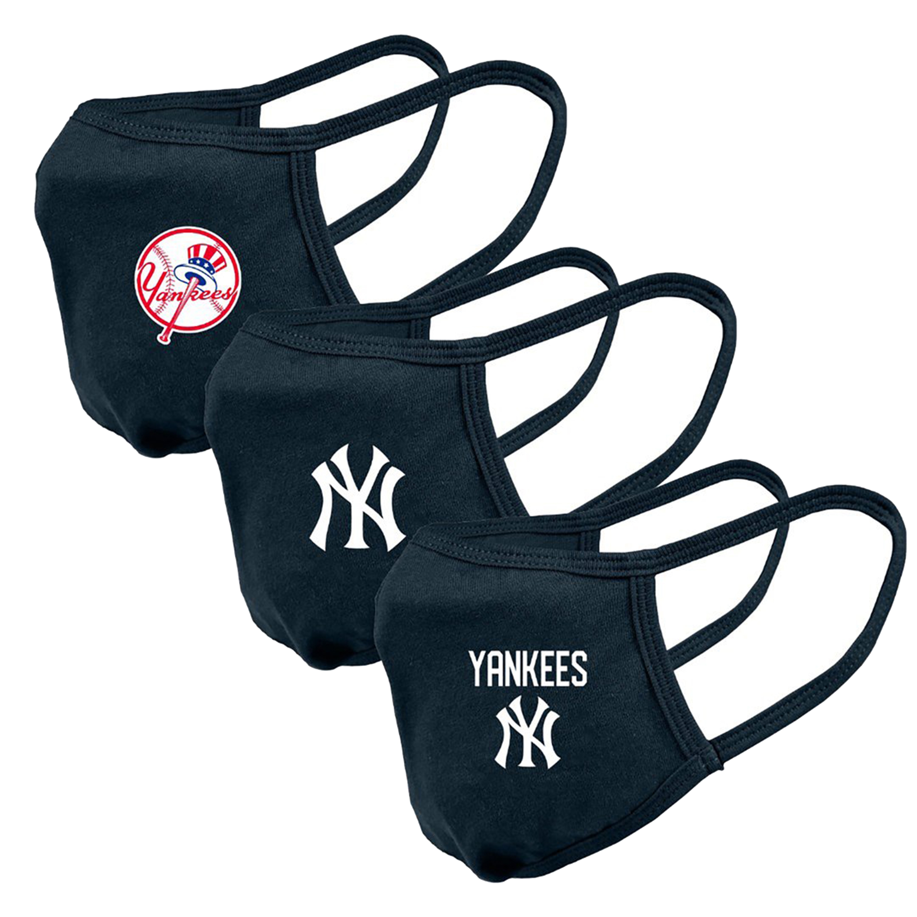 Unisex New York Yankees MLB Reusable Team Logo Face Masks (3-Pack) - TSC.ca