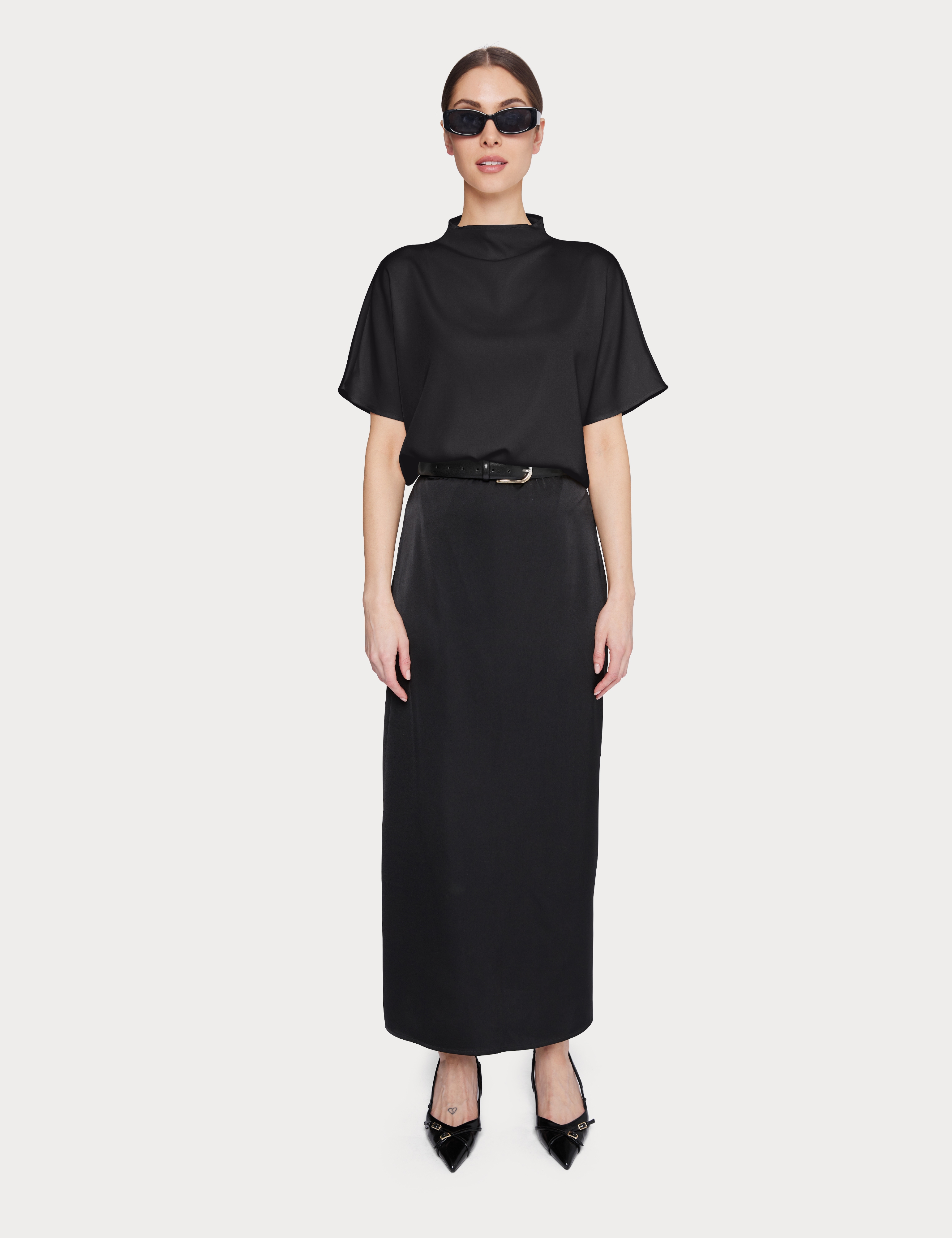 Amanda Maria The Satin Bat-Wing Tee - TSC.ca