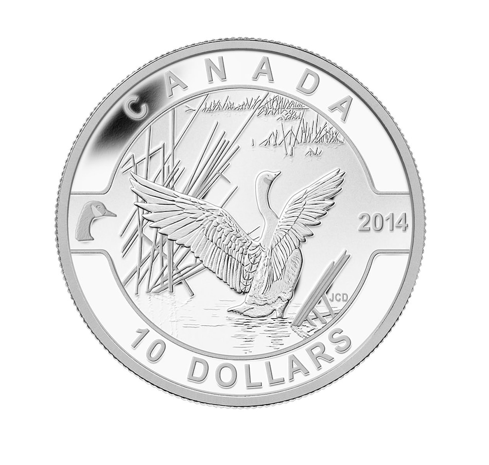 2014 $10 Canada Goose Pure Silver Coin - TSC.ca