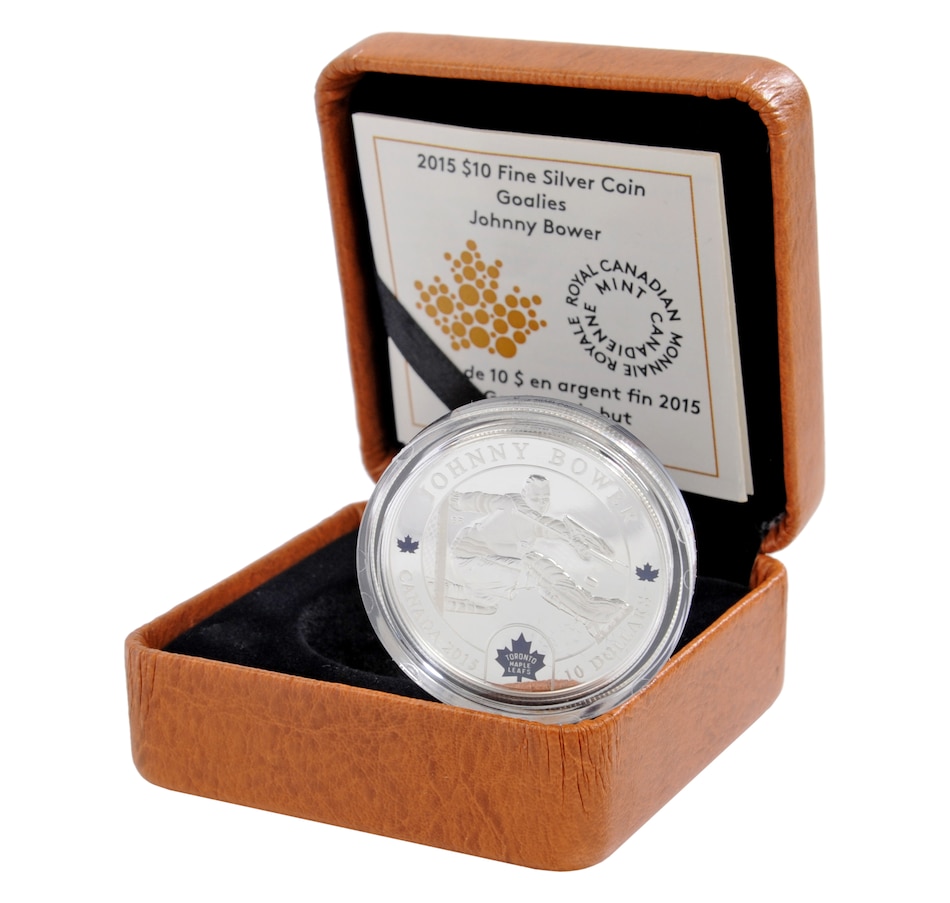 Tribute to a Legend: 2015 $10 Fine Silver Johnny Bower Coin - TSC.ca