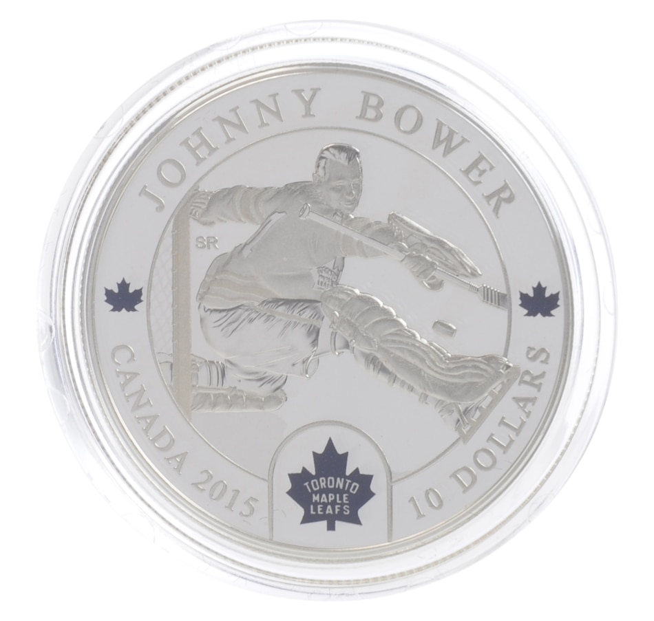 Tribute to a Legend: 2015 $10 Fine Silver Johnny Bower Coin - TSC.ca