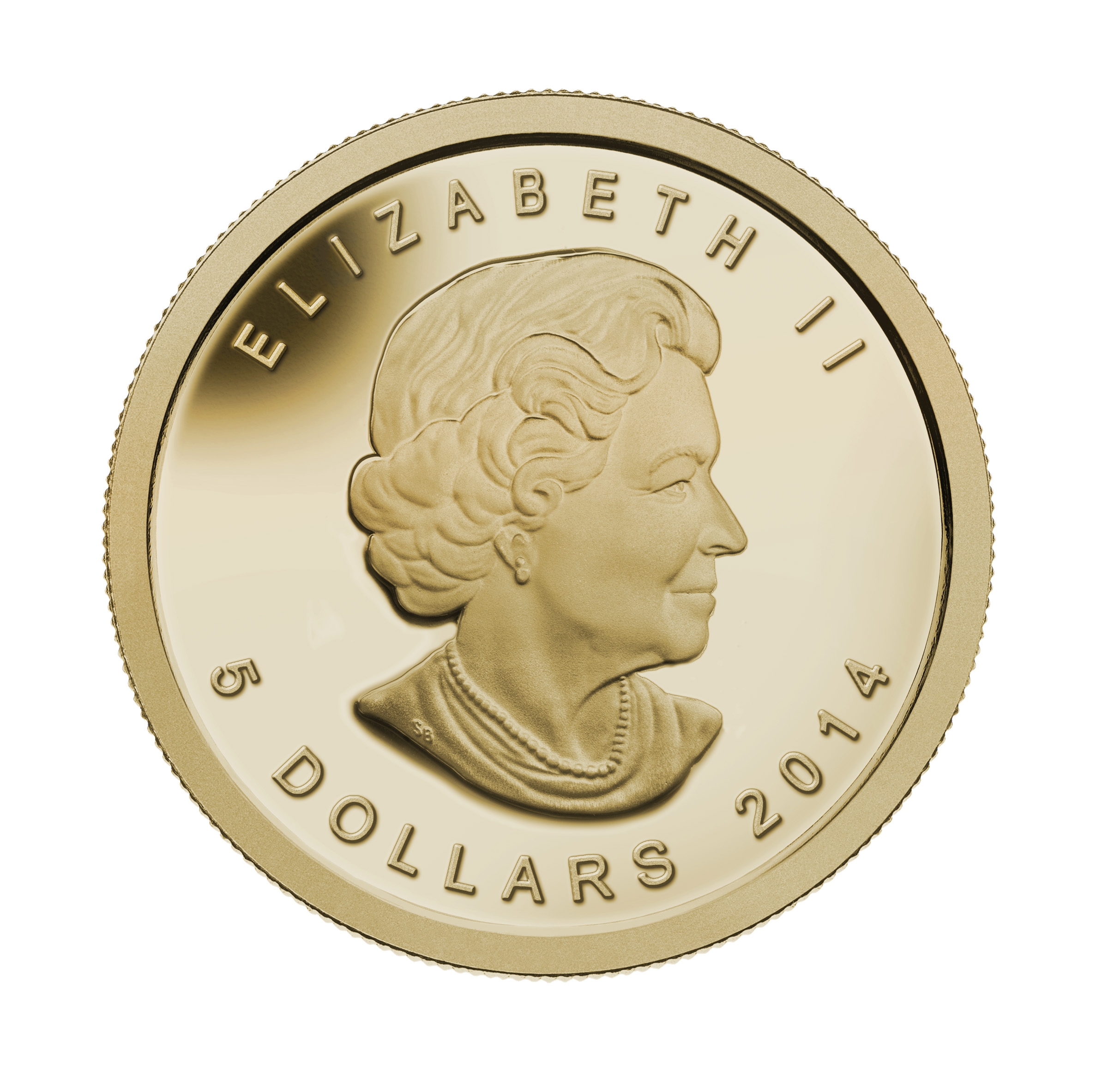 2014 $5 Pure Gold Coin The Woolly Mammoth - TSC.ca