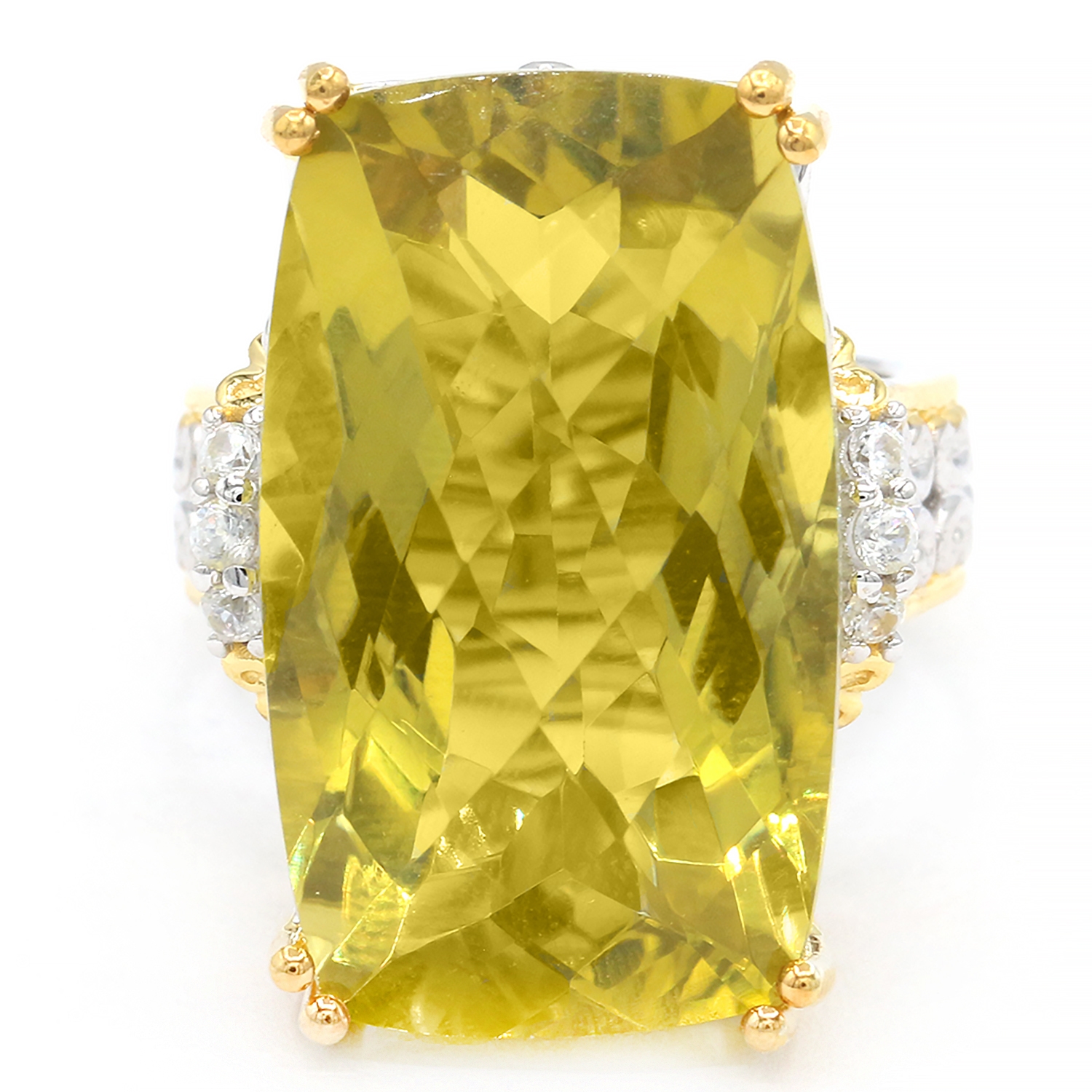 Gems en Vogue Palladium Silver Gemstone Ring - TSC.ca