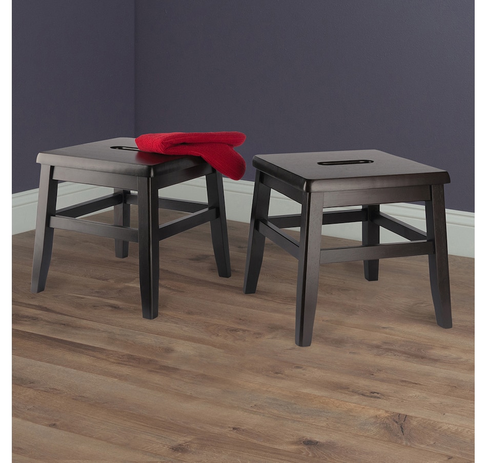 Winsome Kaya Solid Wood Conductor Stool Set (2-Pieces) - TSC.ca