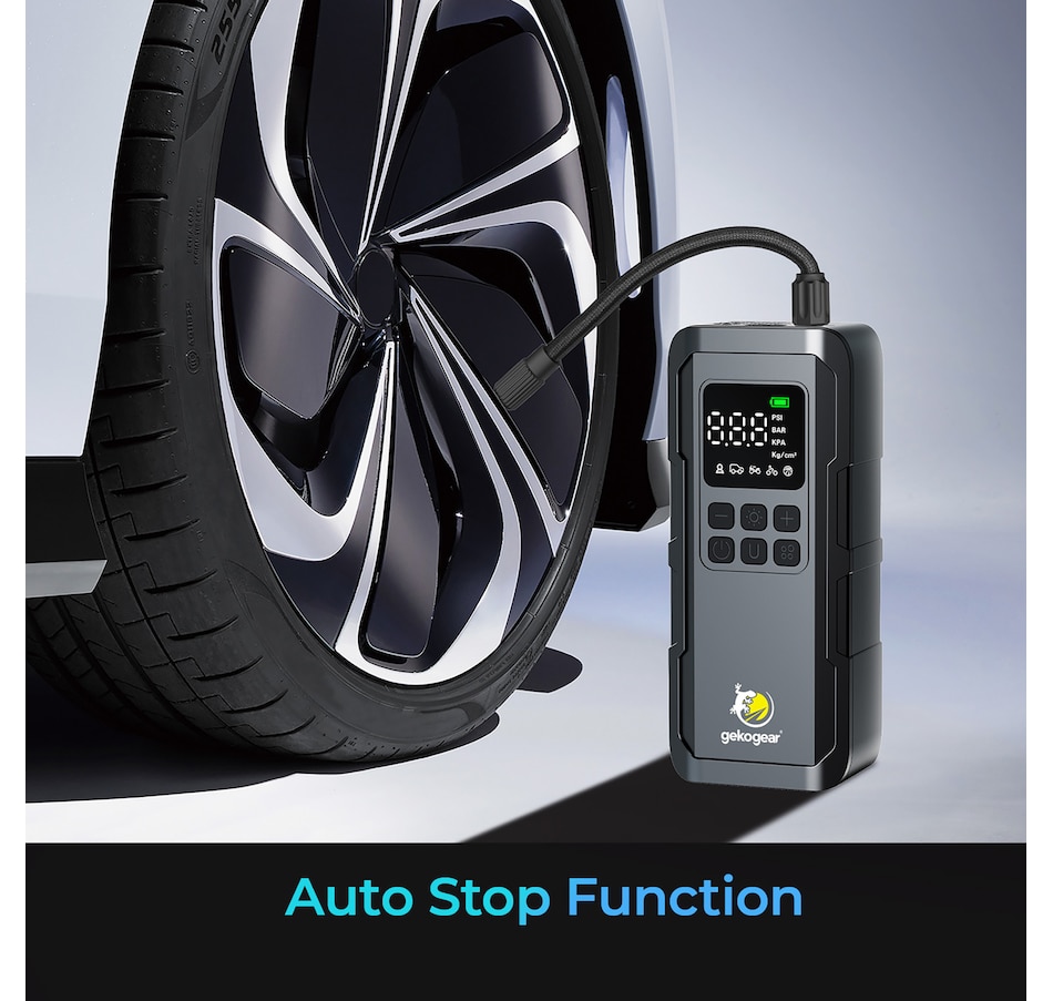 GekoGear AirFlux 100 Portable Tire Inflator Air Compressor (set of 2) - TSC.ca