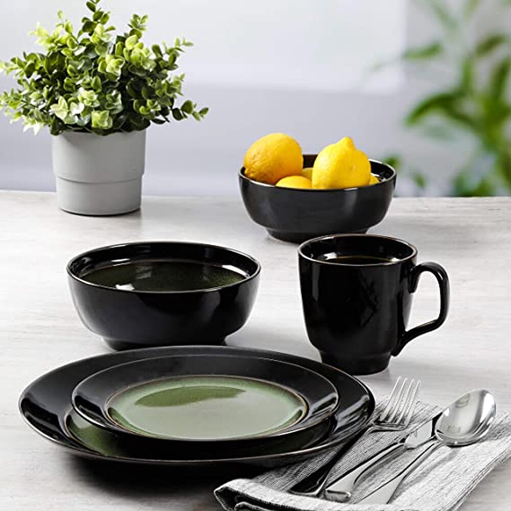 Gibson Home Bella Galleria 16 Piece Stoneware Dinnerware Set TSC