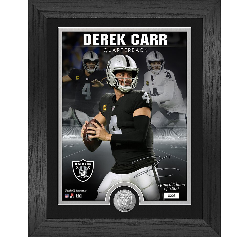 Sports - Sports Memorabilia - Prints & Frames - Derek Carr Las Vegas ...