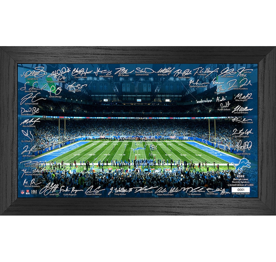 Sports - Sports Memorabilia - Prints & Frames - Detroit Lions 2022 ...