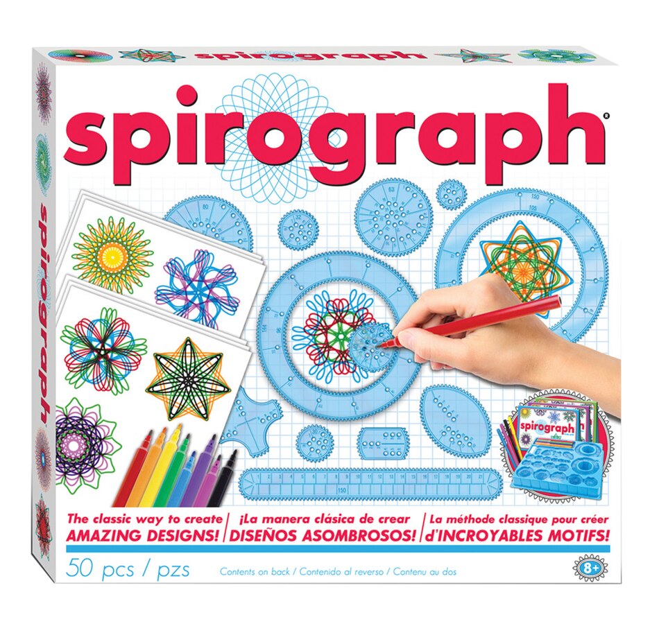 Spirograph - 50 Piece Design Kit with Markers - TSC.ca