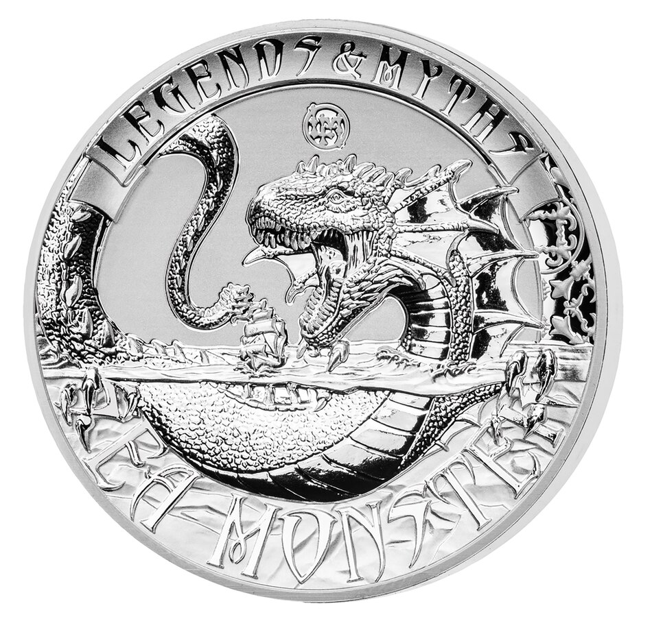 Coins - World Coins - 2017 $5 Legends and Myths Silver Coin – Sea ...