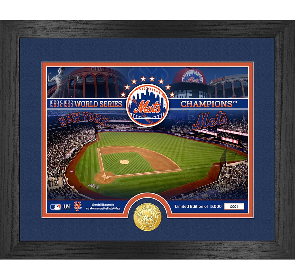 Sports - Sports Memorabilia - Prints & Frames - New York Mets Bronze ...