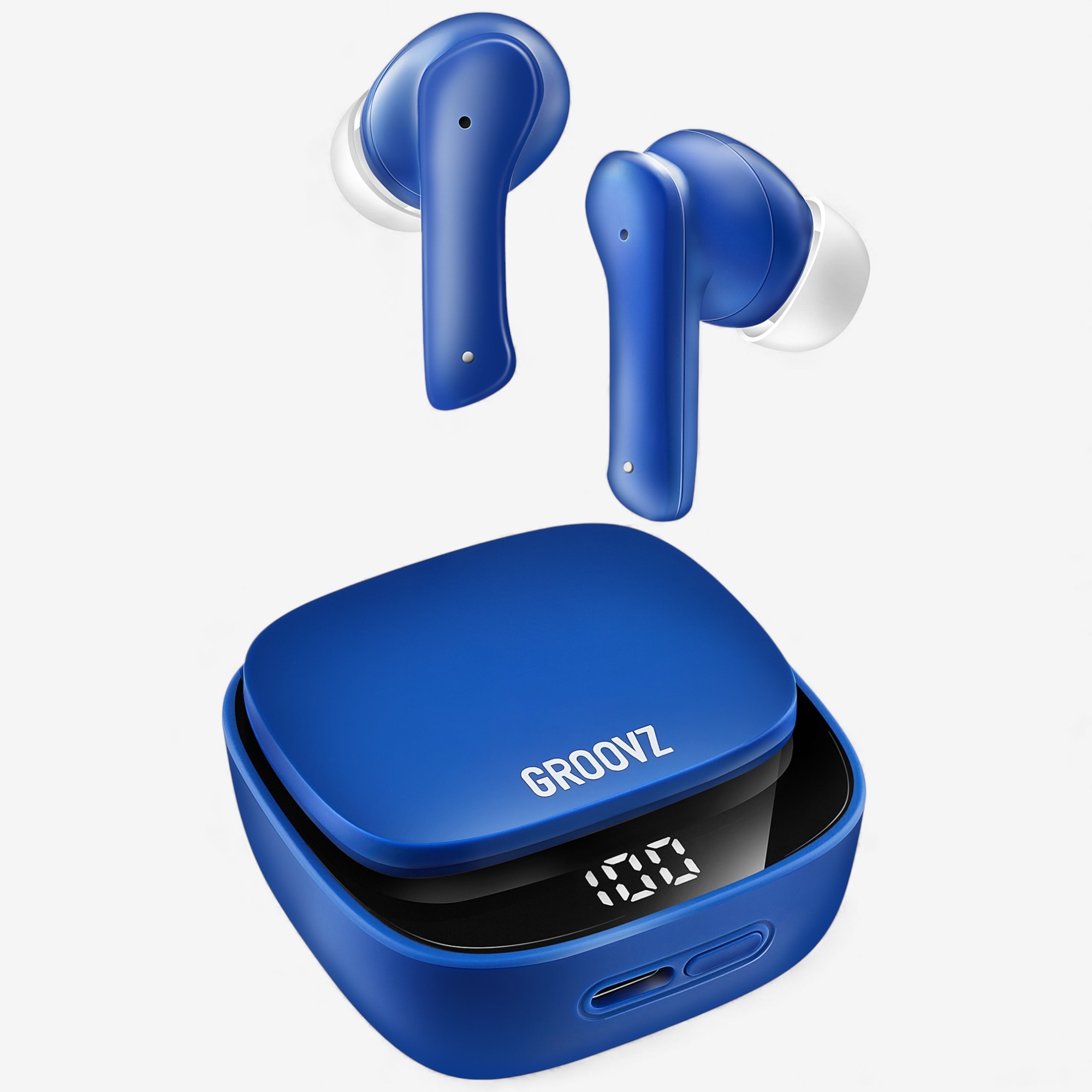 Groovz Plus Wireless In-Ear Earbuds and Wireless Charging Case ...