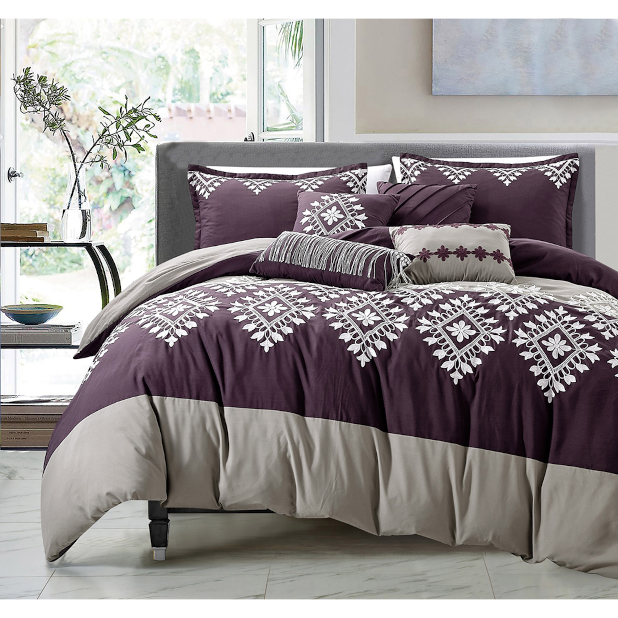 Lady Sandra Brighton 7-Piece Bedding Comforter Set - TSC.ca