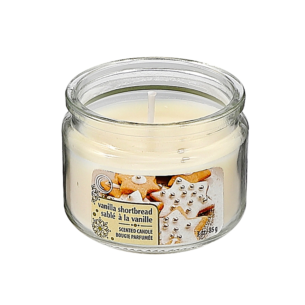 IH Casa Decor Vanilla Shortbread 3 Oz Scented Jar Candle (Set of 4 ...