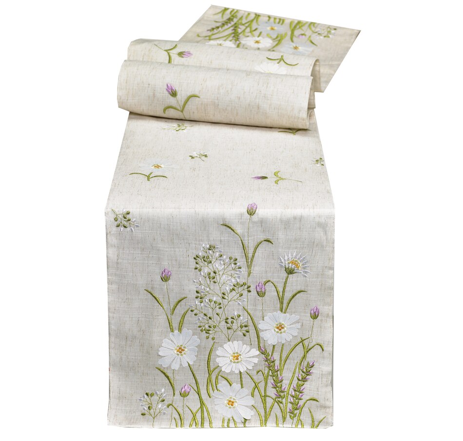 Mera Linens Floral Meadow Table Runner - TSC.ca
